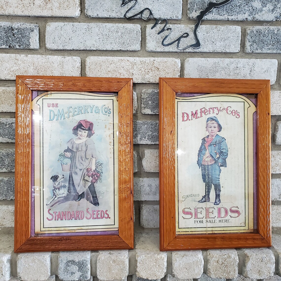 Authentic D.M. Ferry Vintage Seed Signs, Vintage Advertising, Antique ...