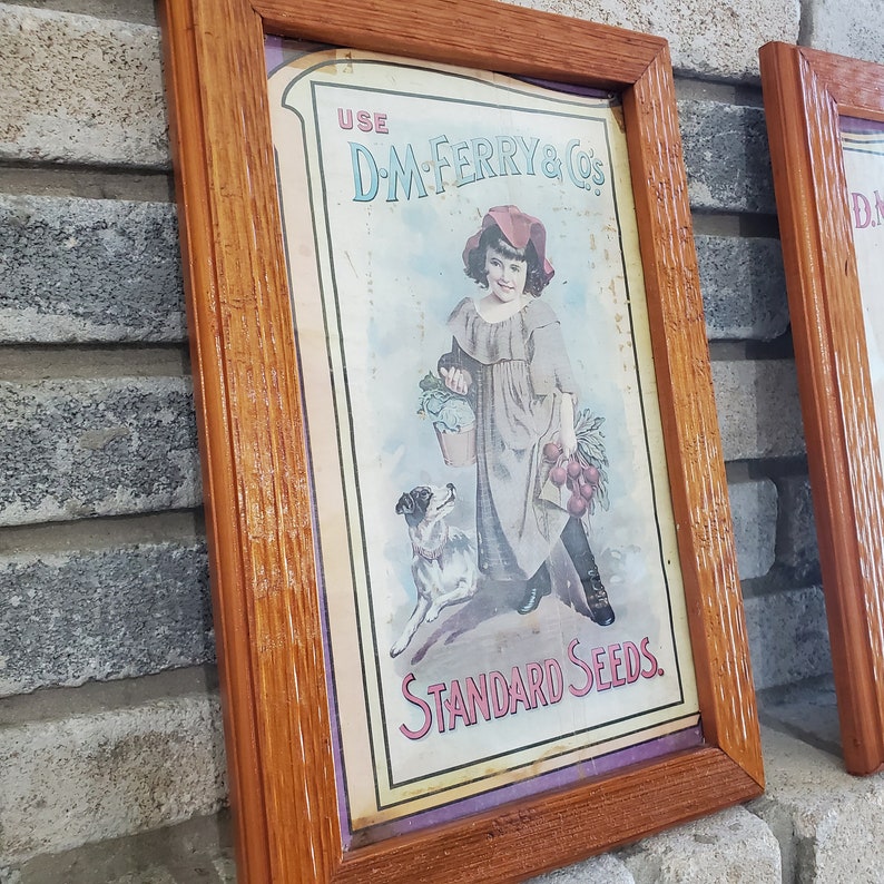 Authentic D.M. Ferry Vintage Seed Signs, Vintage Advertising, Antique ...