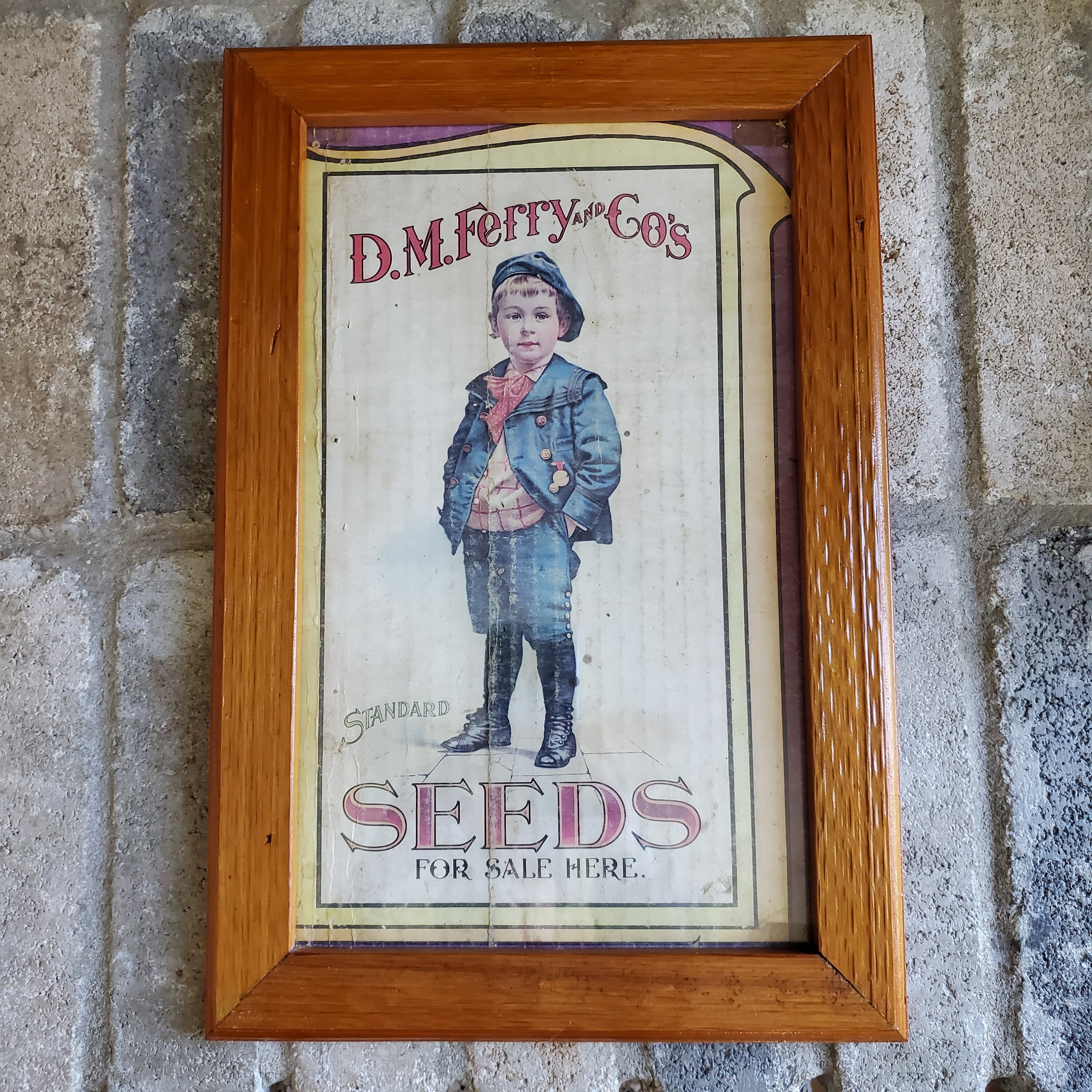 Authentic D.M. Ferry Vintage Seed Signs, Vintage Advertising, Antique ...