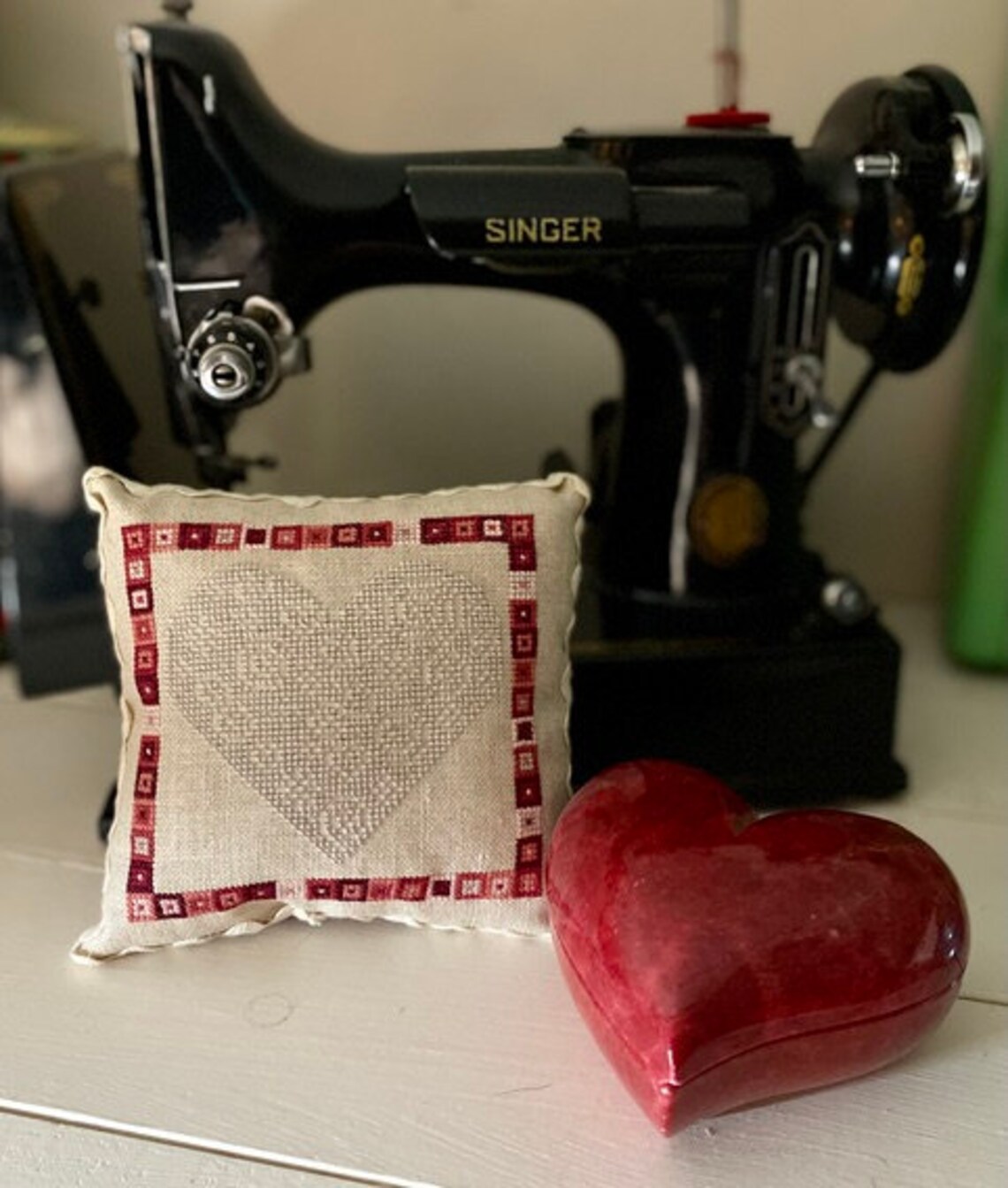 CROSS STITCH PDF Hearts A Plenty by Heartsong Stitchery - Valentine's ...