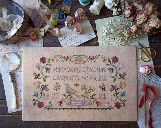 CROSS STITCH PDF Springtime Blossom by Stitches Through the Years - Etsy