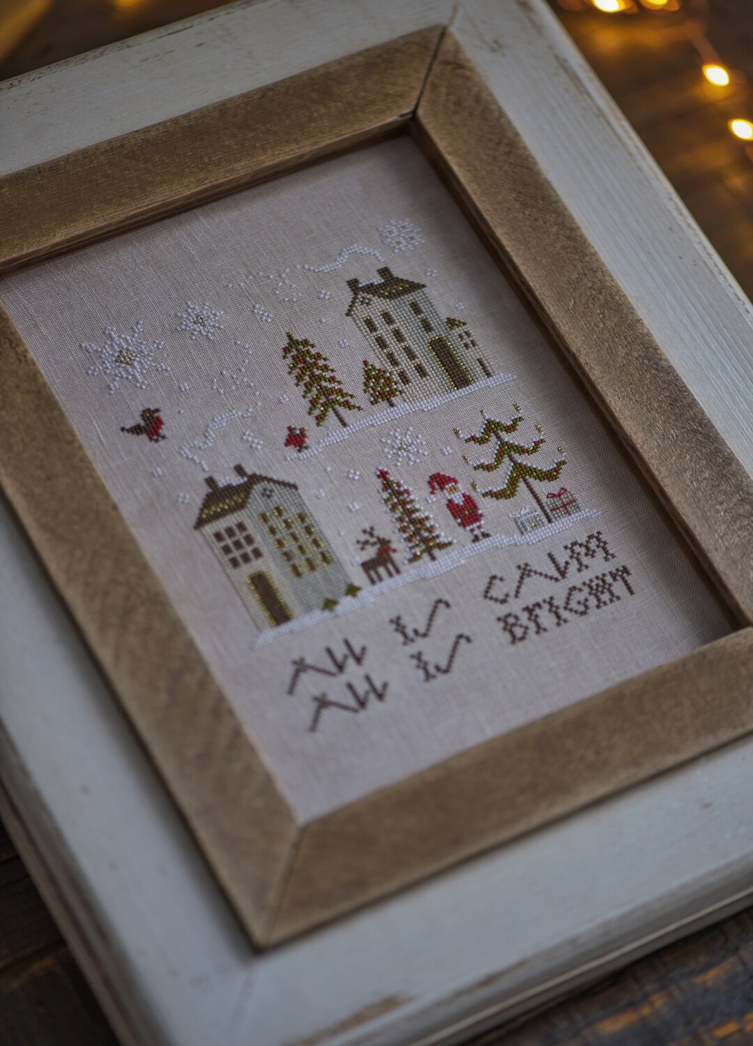 CROSS STITCH PDF All is Bright by Stitches Through the Years - Etsy