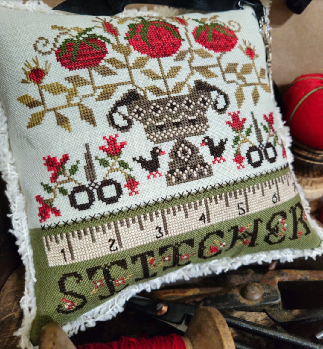 Stitcher Urn by Quaint Rose Needle Arts, Cross Stitch Digital Download ...