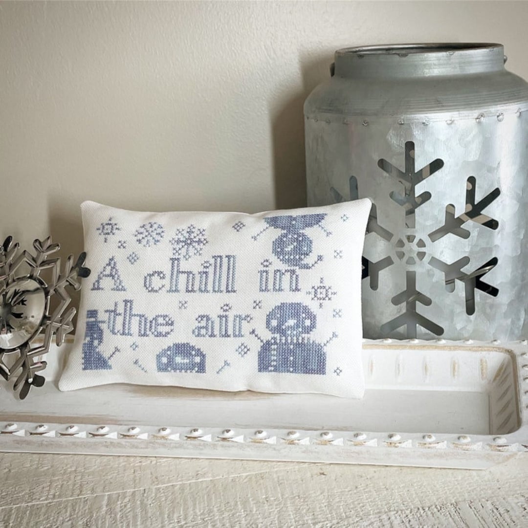 CROSS STITCH PDF Winter Chill by Emily Call Stitching - Etsy