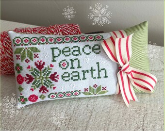 Peace on Earth Cross Stitch Pattern - Etsy