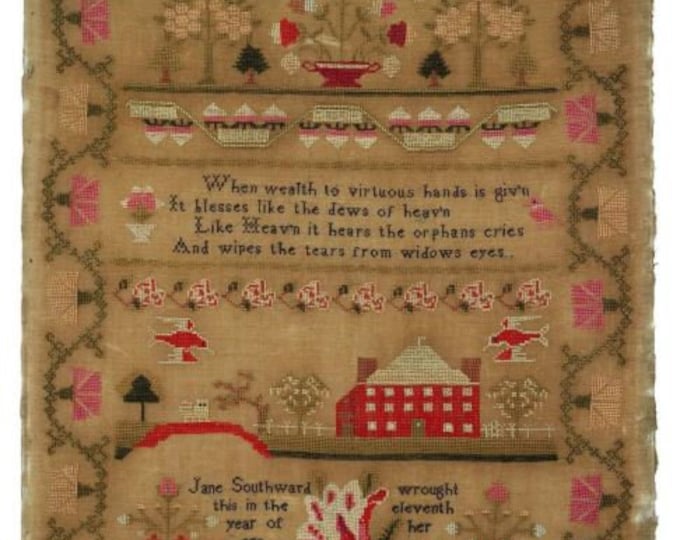 CROSS STITCH PDF Jane Southward 1836 by Gigi R - Etsy