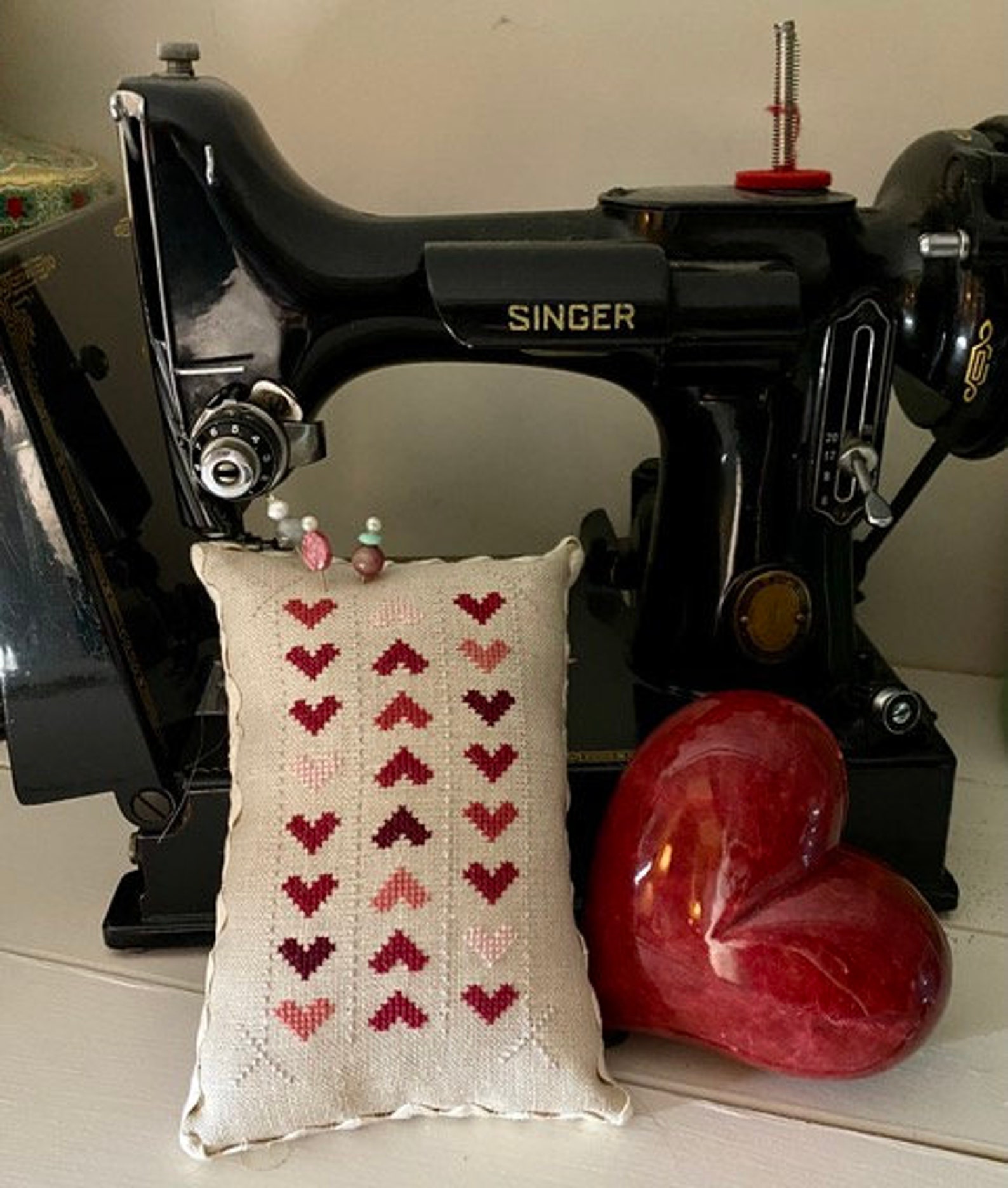 CROSS STITCH PDF Hearts A Plenty by Heartsong Stitchery - Valentine's ...