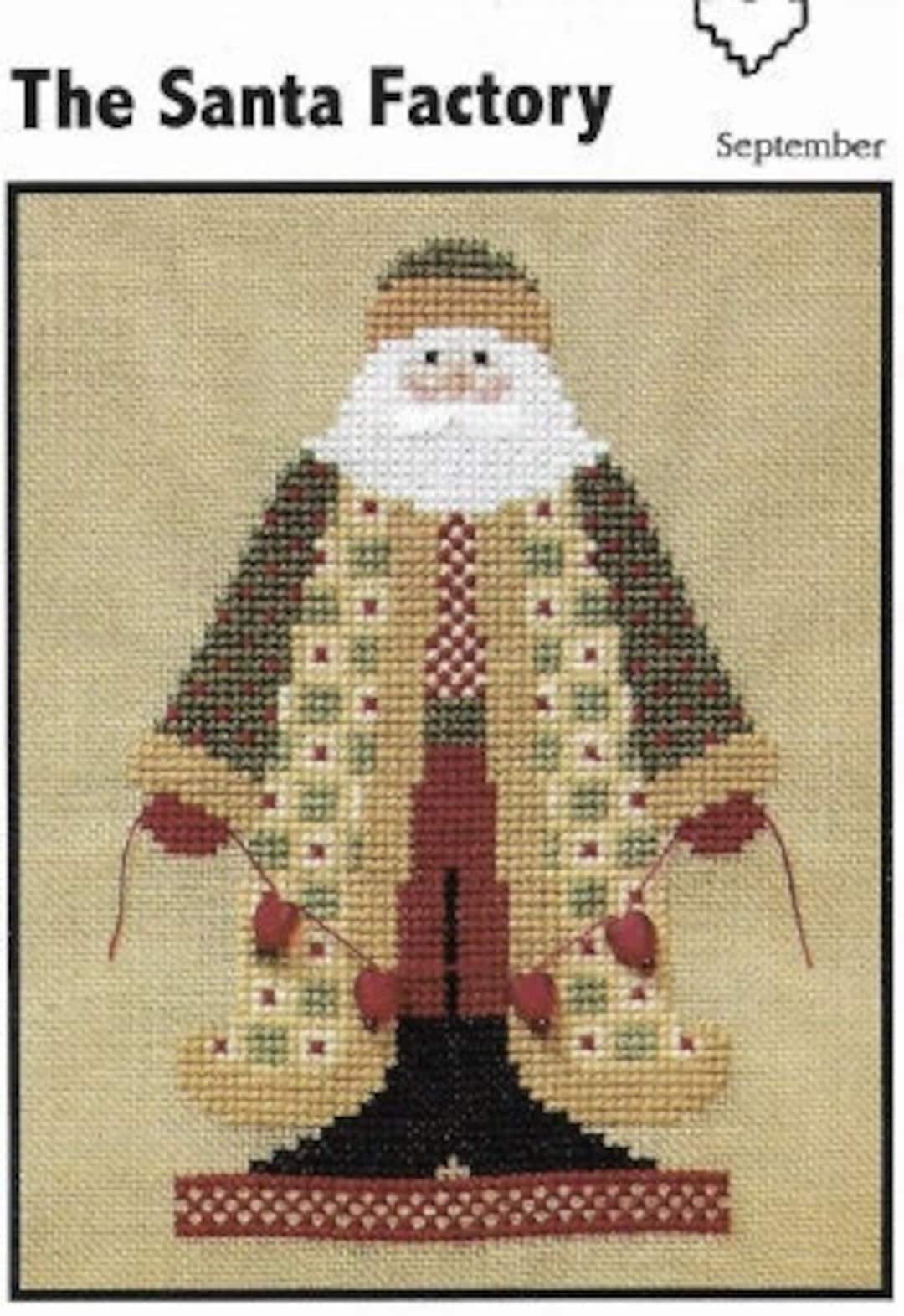 CROSS STITCH PDF the Santa Factory - September by the Artists ...