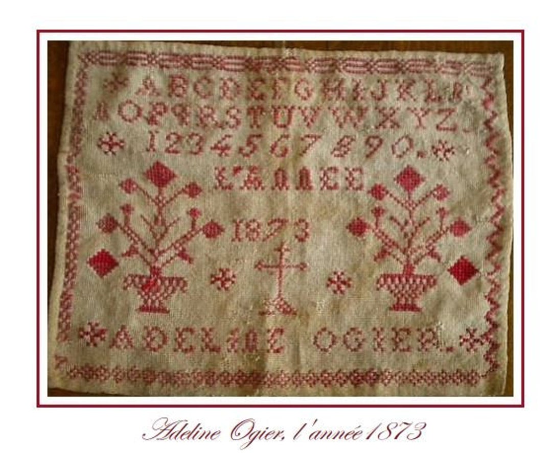 CROSS STITCH PDF Sweet Adeline 1873 by Gigi R - Etsy