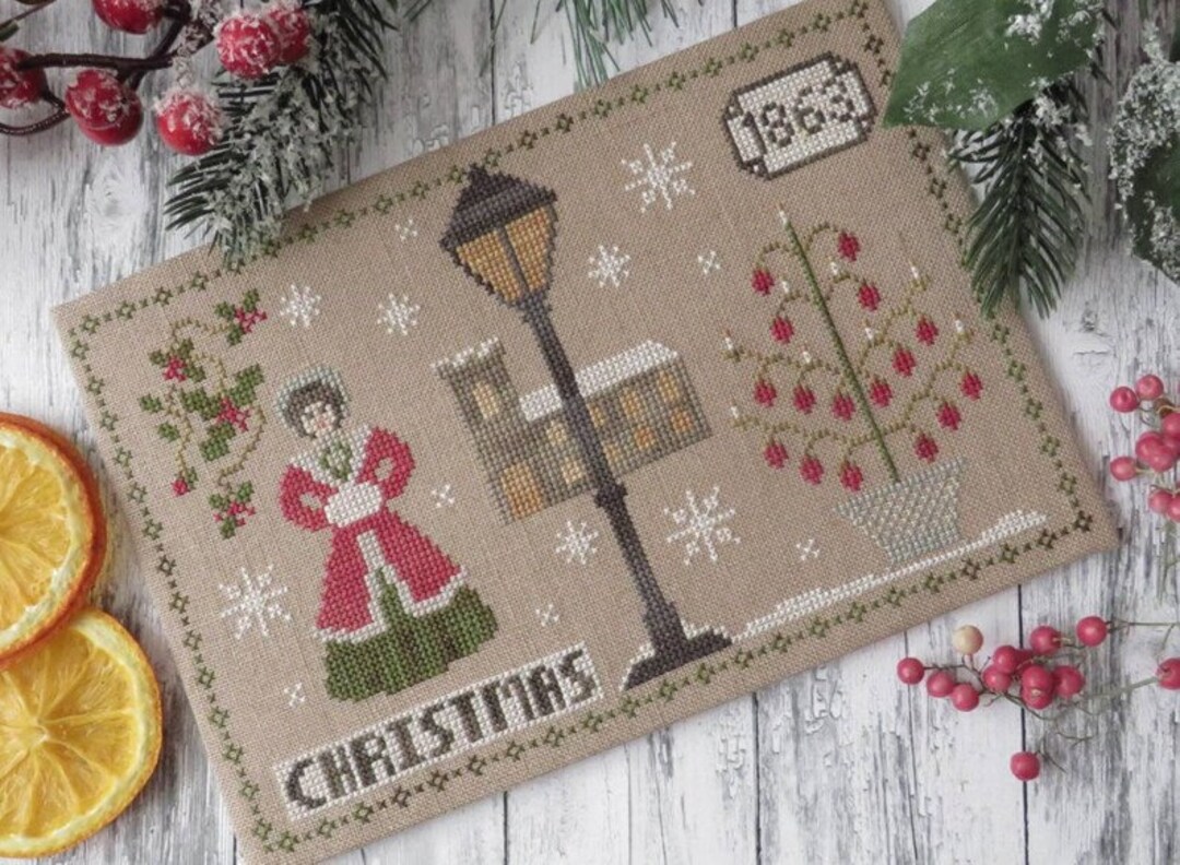 CROSS STITCH PDF A Victorian Christmas by Samplers and Stitches Cs - Etsy