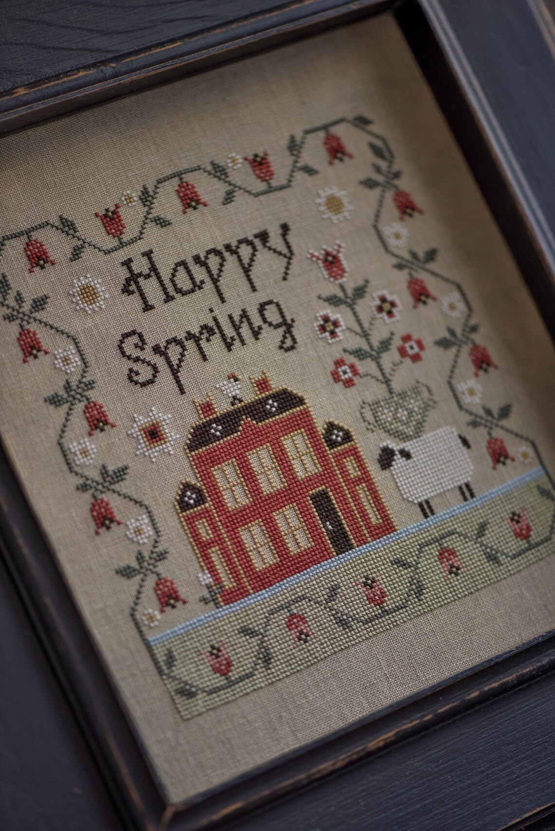CROSS STITCH PDF Happy Spring by Stitches Through the Years - Etsy