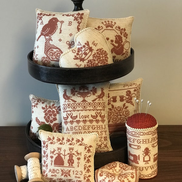 Primitive Cross Stitch Pattern Pdf - Etsy