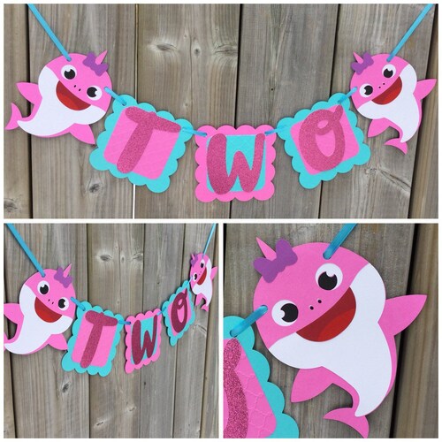 Baby Shark Birthday Party Favor Tags | Etsy