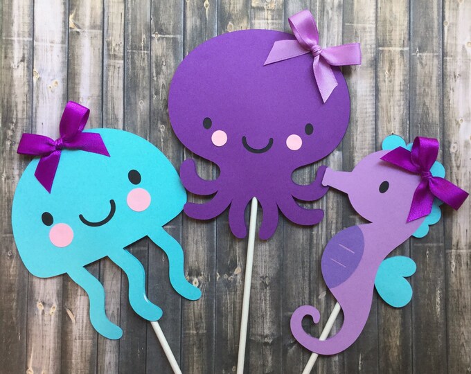 Under the Sea Centerpieces, Beach Party, Under the Sea Party ...