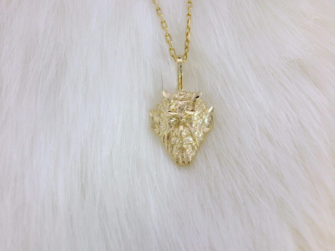 14k Solid Gold Devil Pendant: Satan Satanic Devil Hell Demon Serpent ...