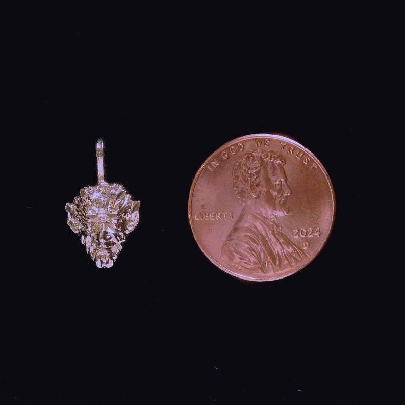 14k Solid Gold Devil Pendant: Satan Satanic Devil Hell Demon Serpent ...