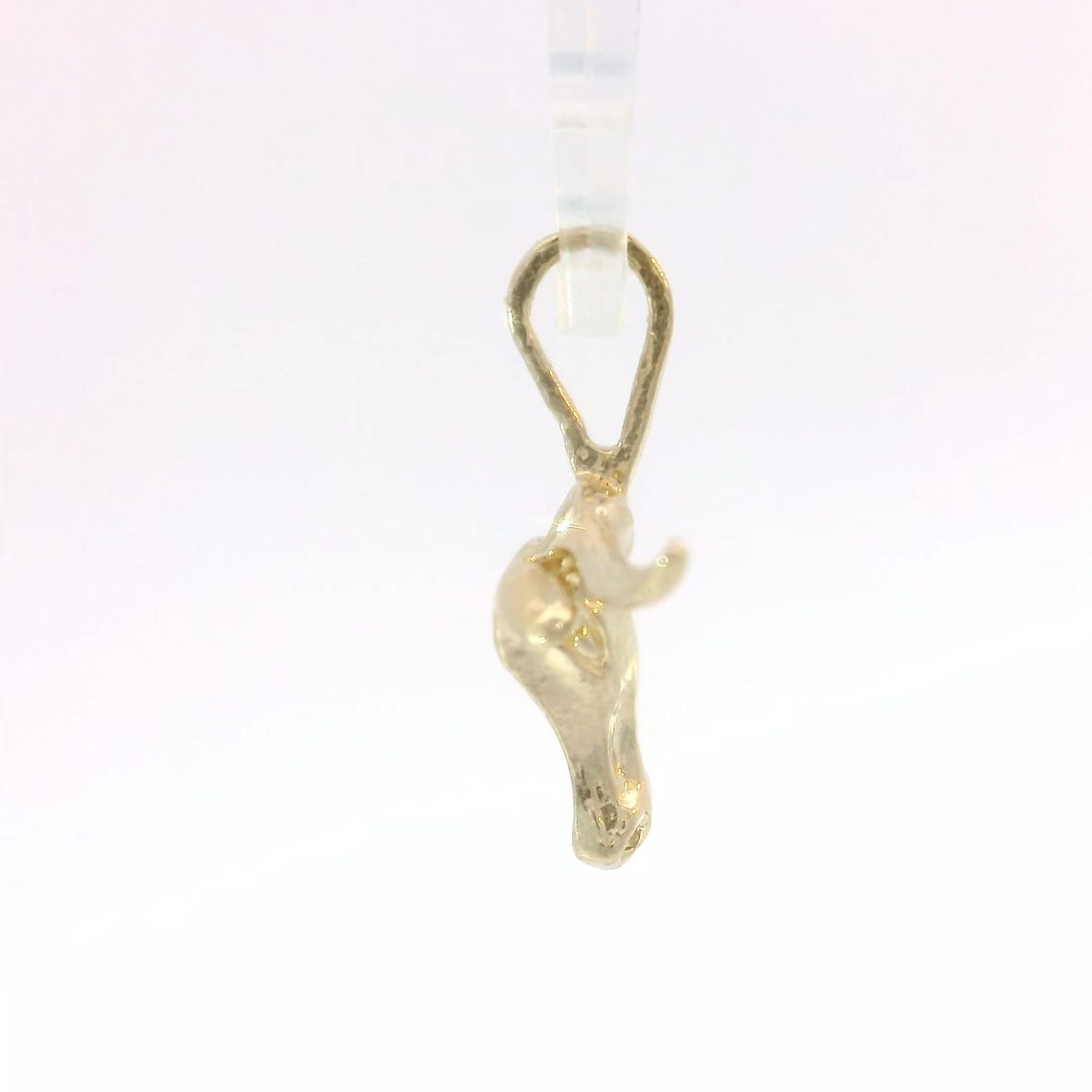 14k Gold Bull Head Pendant: 3D Wildlife Charm Necklace - Etsy