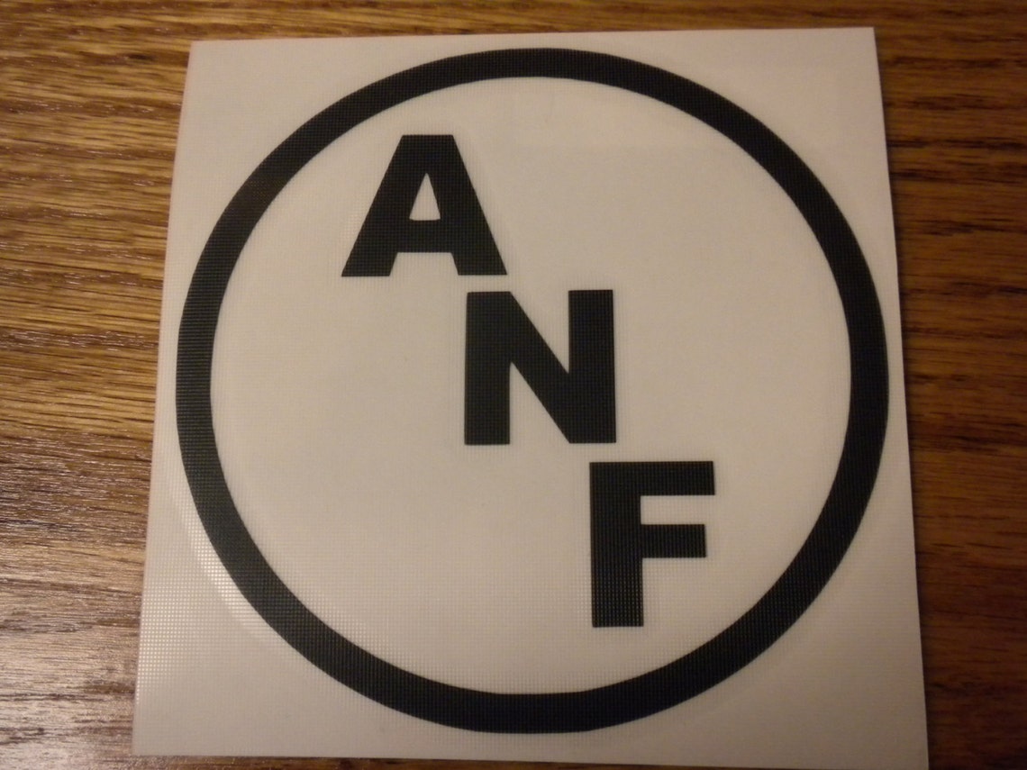 Large Outline ANF Iowa Hawkeye Vinyl Decal-America Needs | Etsy