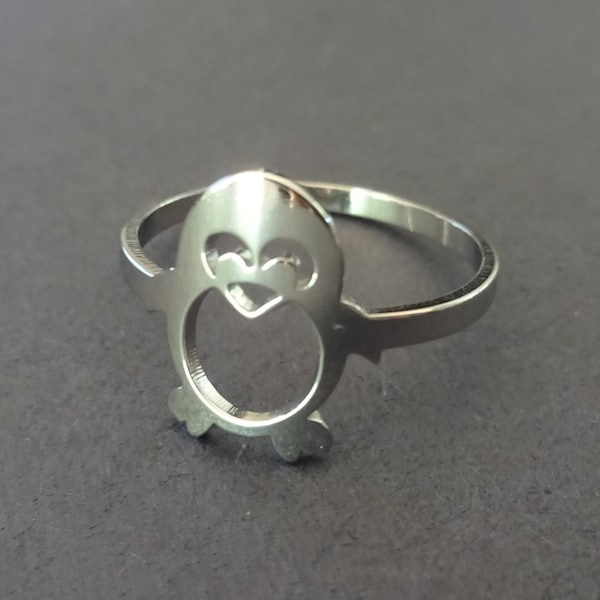 Penguin Ring - Etsy