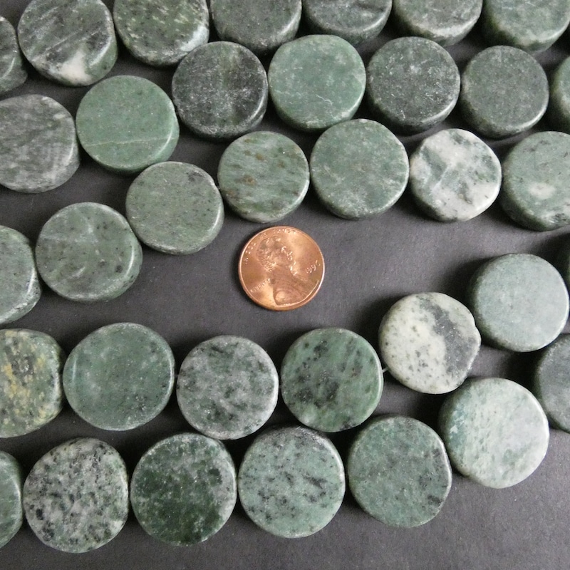 Flat Round Beads - Etsy