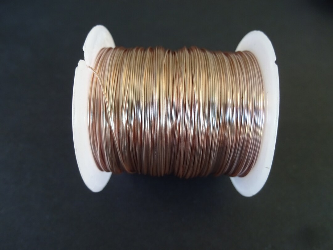 23 Meters of 0.5mm Copper Wire, Pink Color, 24 Guage Wire, Spools for ...