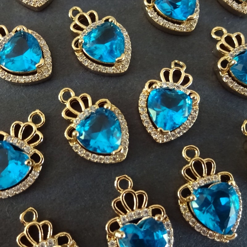 Rhinestones Charm - Etsy
