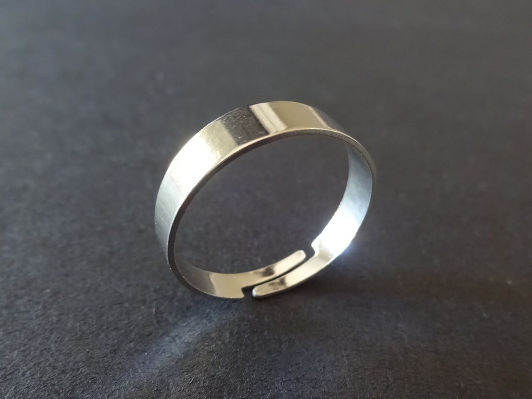 Adjustable Stainless Steel Ring, Resizeable Stainless Steel Ring ...