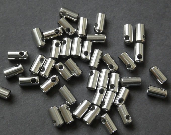 20 Pack of 10mm Stainless Steel Cord Ends, Stainless Steel Tube Ends ...