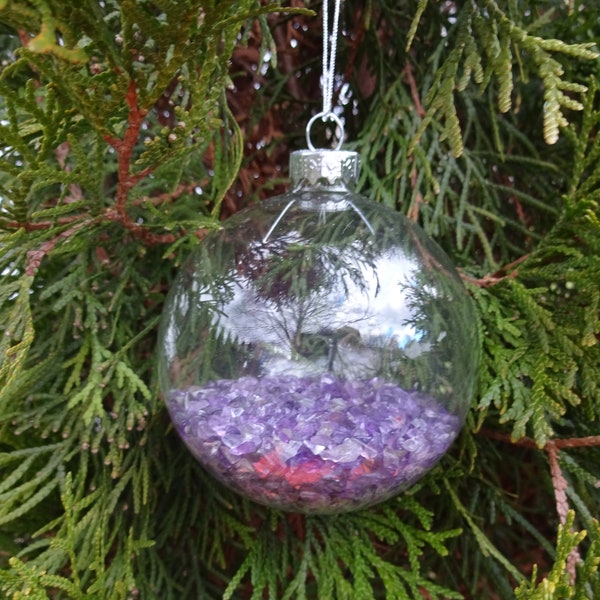 Amethyst Christmas Ornament - Etsy