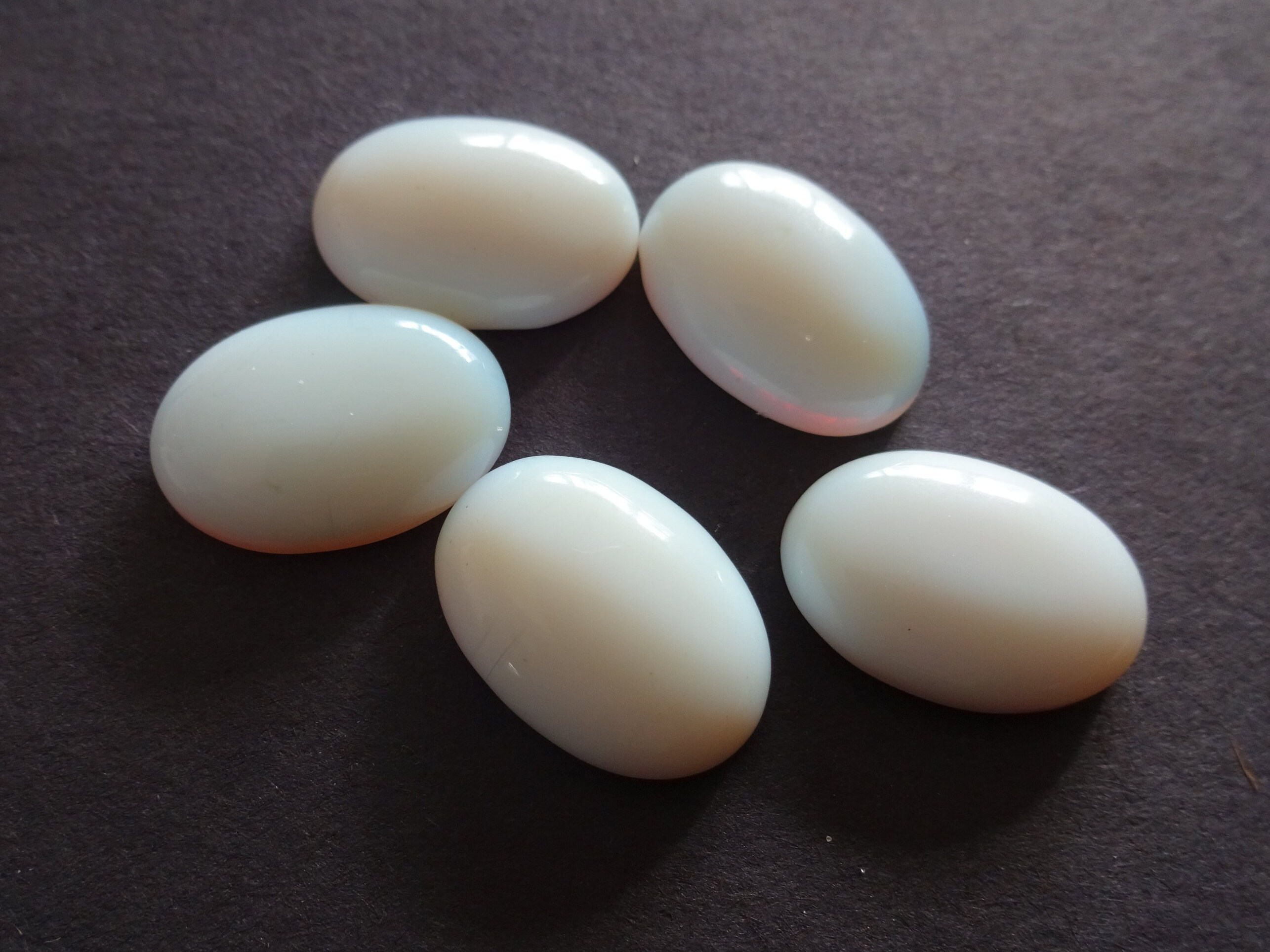 18x13mm Opalite Gemstone Cabochon, Oval Cabochon, Polished, Stone ...