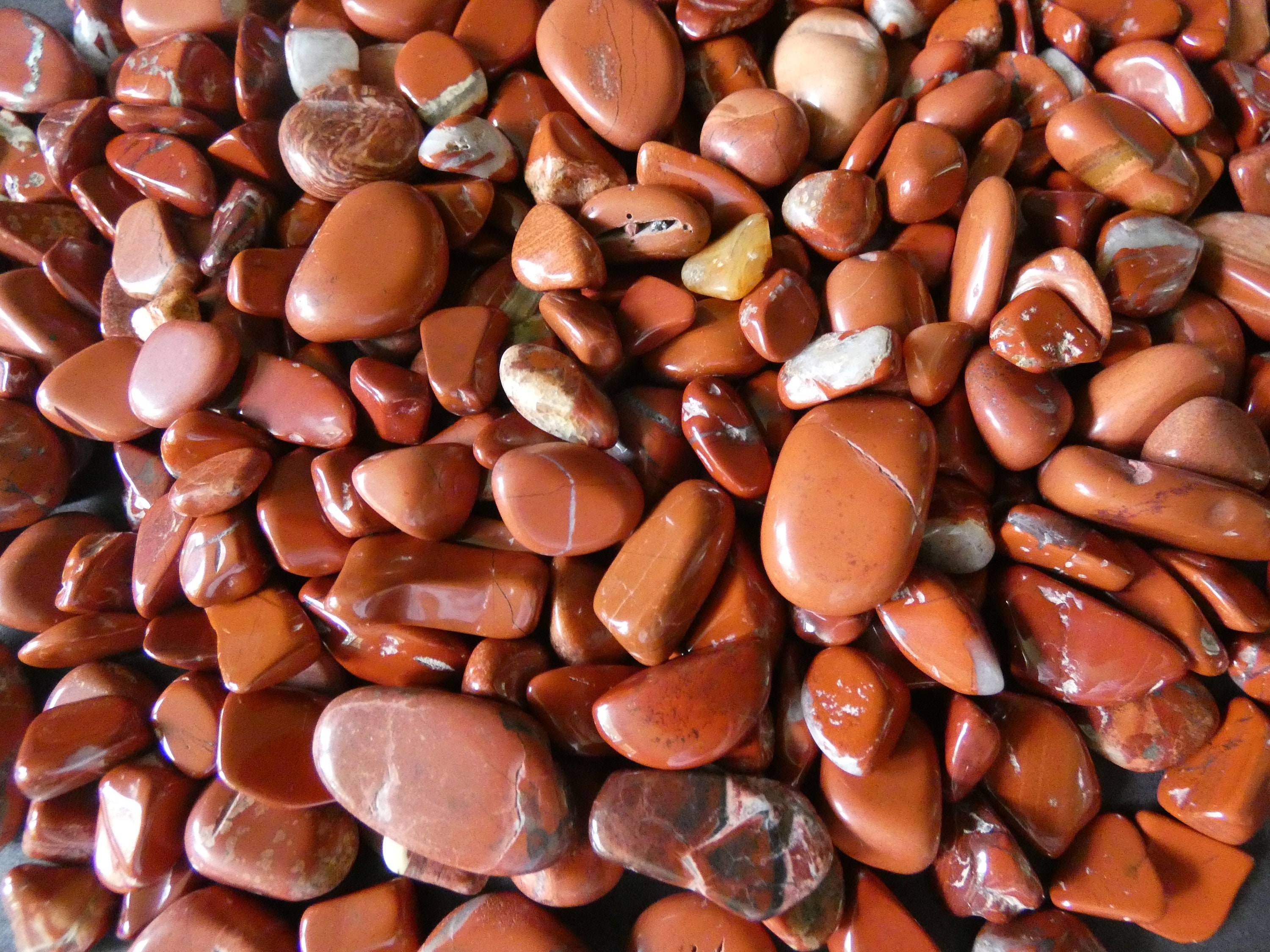 1/2 Pound Natural Red Jasper Chips, Undrilled, 8-20x5-10mm Size, 250 ...