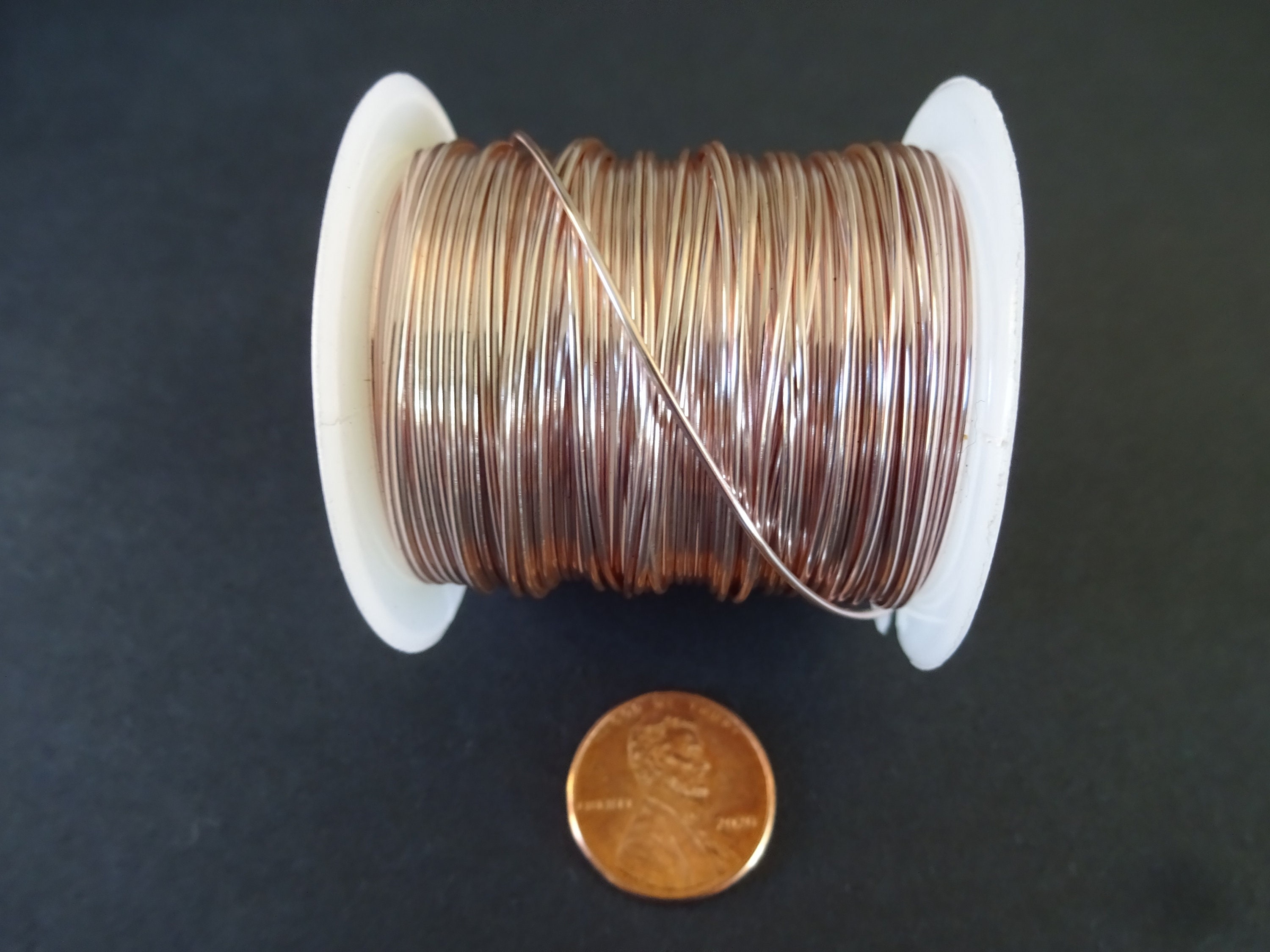 8 Meters of 0.8mm Copper Wire, Pink Color, 20 Guage Wire, Spools For ...