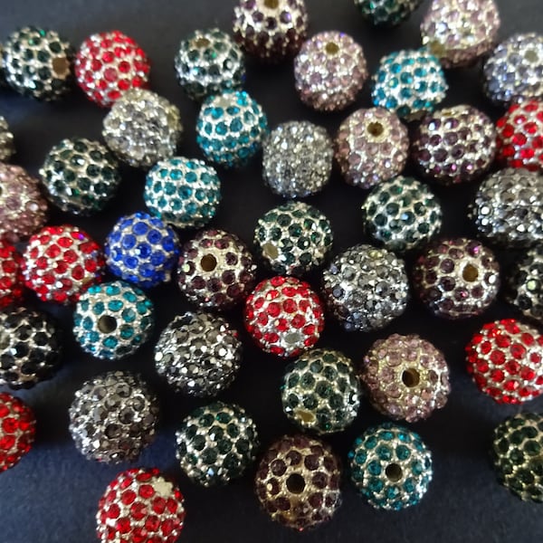 Rhinestone Ball - Etsy