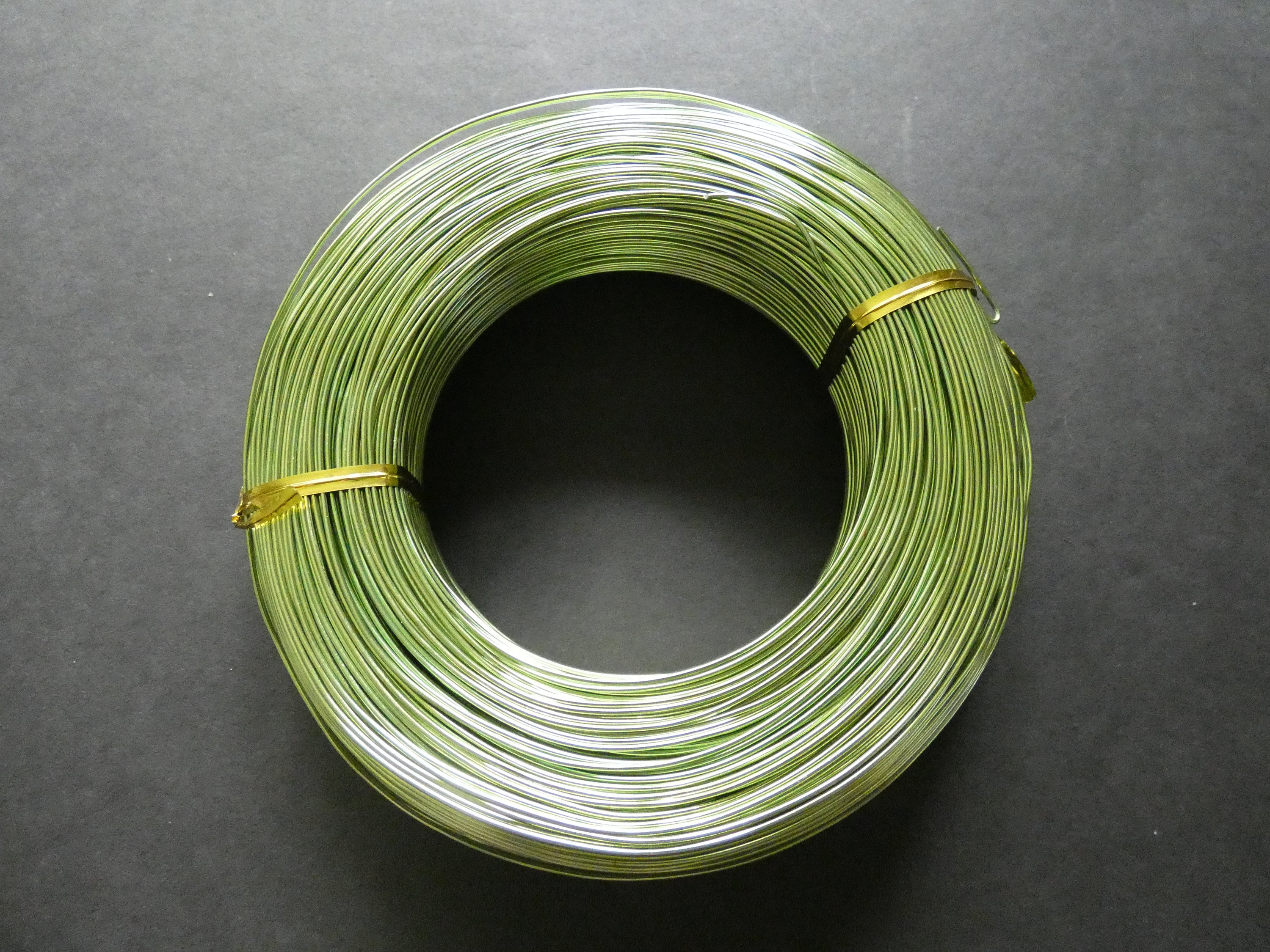 200 Meters Of 1mm Light Green Aluminum Jewelry Wire, 1mm Diameter, 500 ...