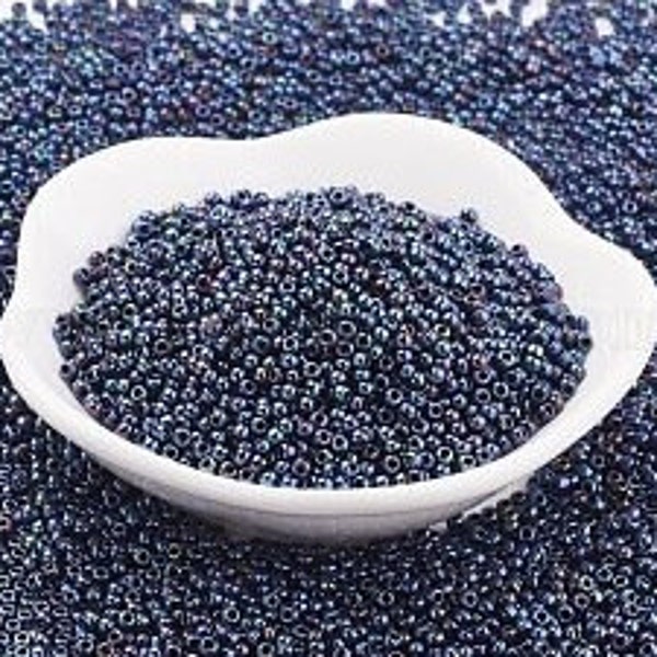 Blue Seed Beads - Etsy