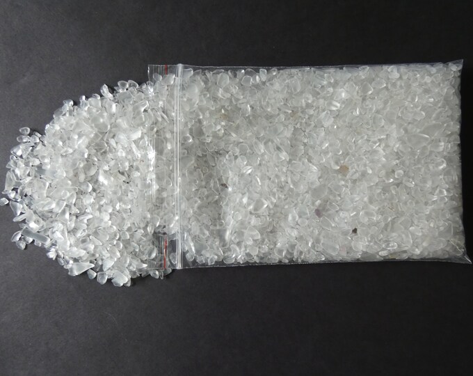 1/2 Pound Natural Quartz Chips, Undrilled, 2-8x2-4mm Size, 250 Grams ...
