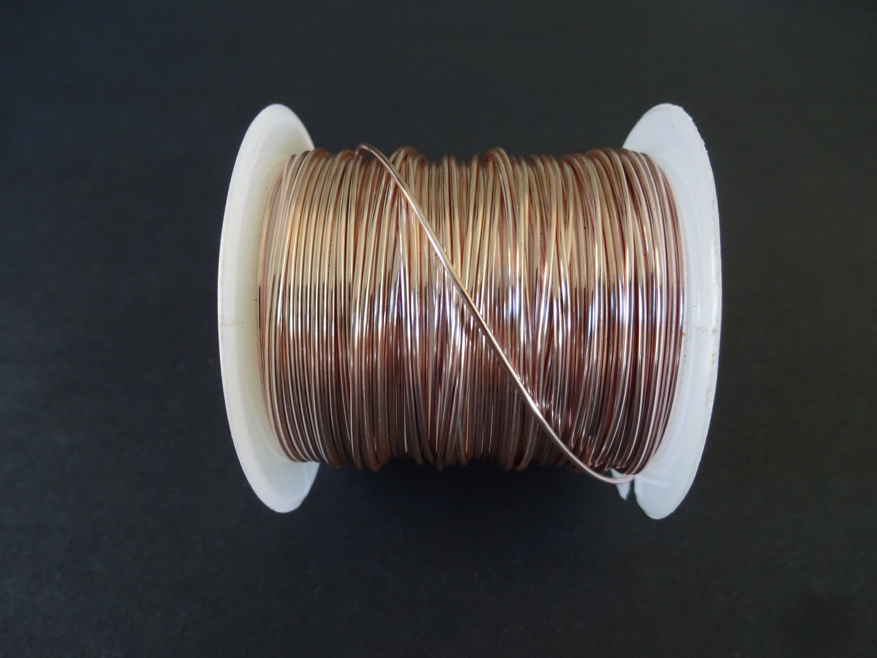 8 Meters of 0.8mm Copper Wire, Pink Color, 20 Guage Wire, Spools For ...