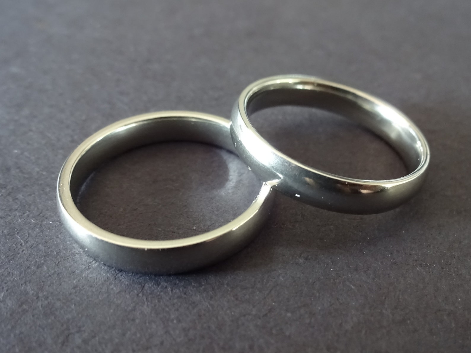 Simple Stainless Steel Ring, Basic Band, Size 7-13, Handcrafted Steel ...