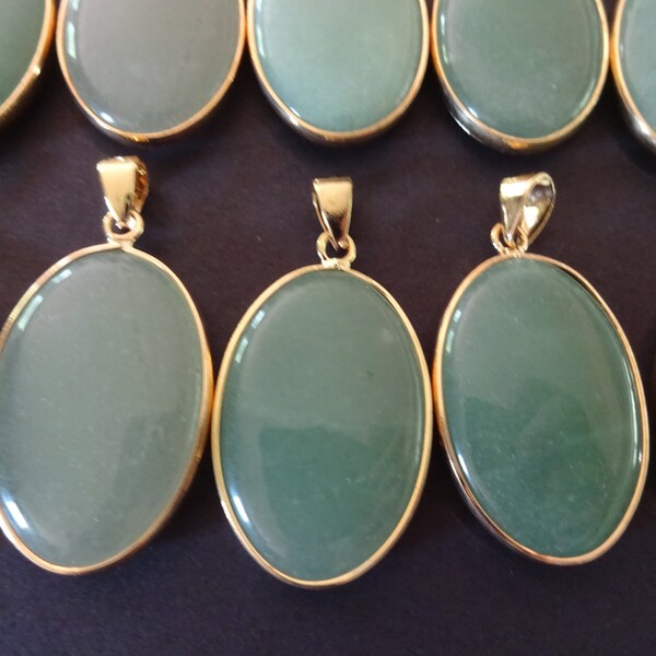 Aventurine Pendant - Etsy