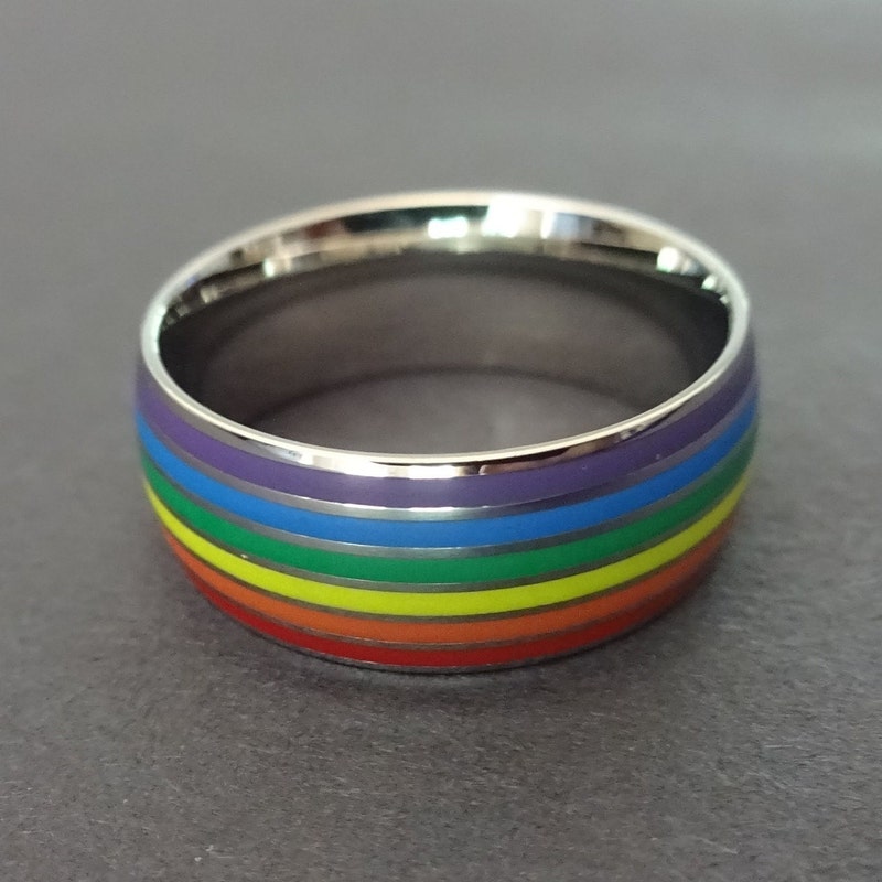 Rainbow Ring - Etsy