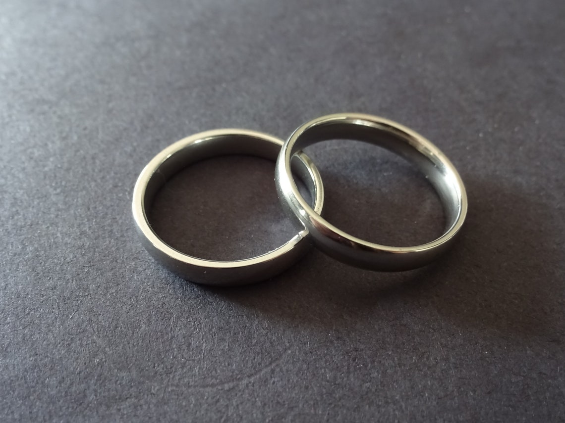 Simple Stainless Steel Ring Basic Band Size 7-11 - Etsy