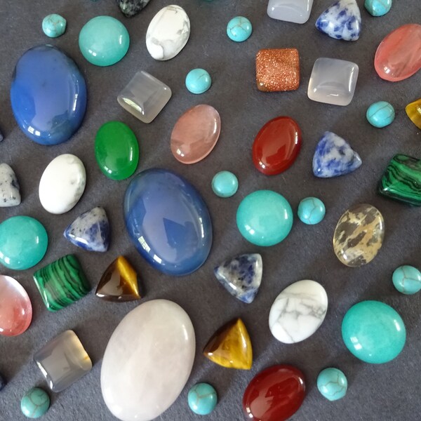 Cabochon Stones - Etsy