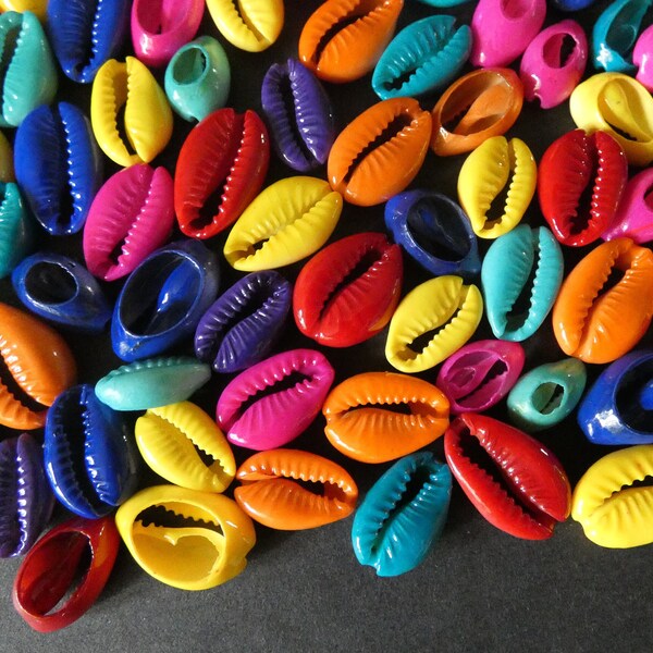 Beaded Cowrie Shells - Etsy