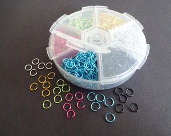 Rainbow Jump Rings - Etsy