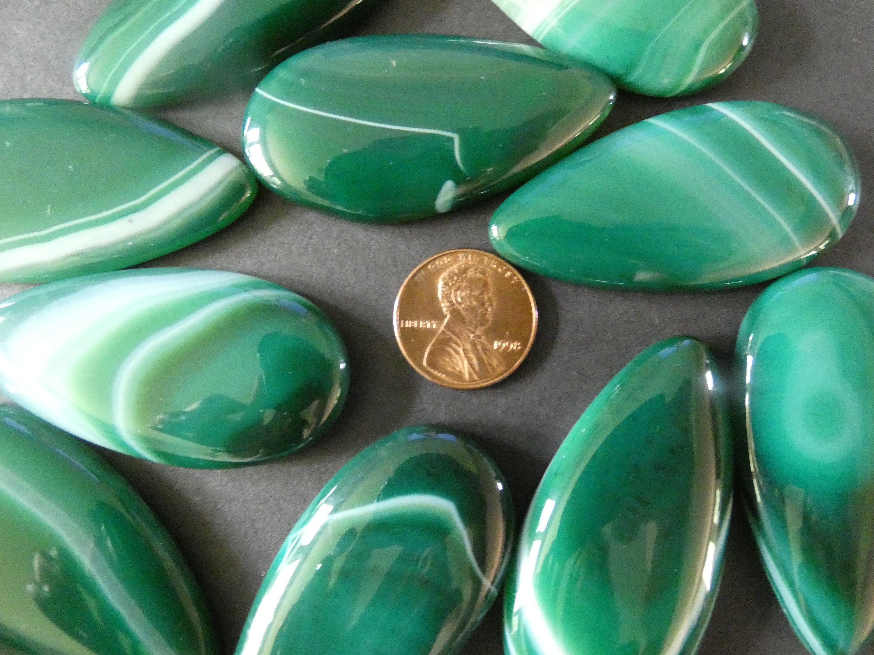 49x24mm Natural Agate Cabochon, Dyed, Teardrop Shape, Polished Gem ... 49x24mm Natural Agate Cabochon, Dyed, Teardrop Shape, Polished Gem ...