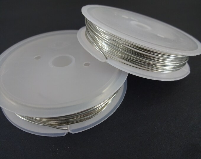 3 Meters of 0.8mm Copper Wire, Silver Color, 20 Guage Wire, Spools for ...