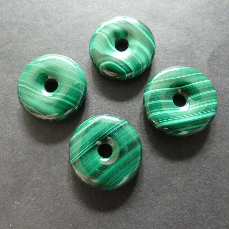 Stone Donut Pendant - Etsy