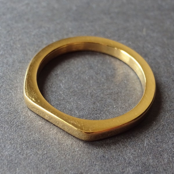 Simple Gold Ring - Etsy