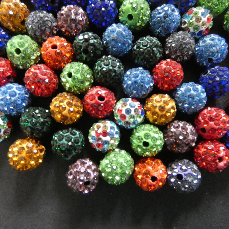 Rhinestone Ball - Etsy