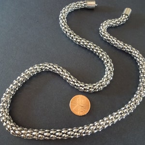 304 Stainless Steel 23.6 Inch Popcorn Chain With Brass Loops, 8mm Wide ...